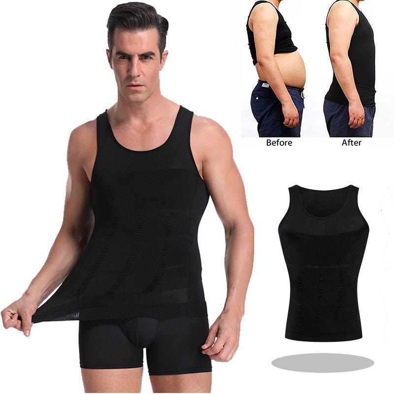 SculptFlex Men's Shapewear Vest | Boost Your Confidence — Flamin' Fitness